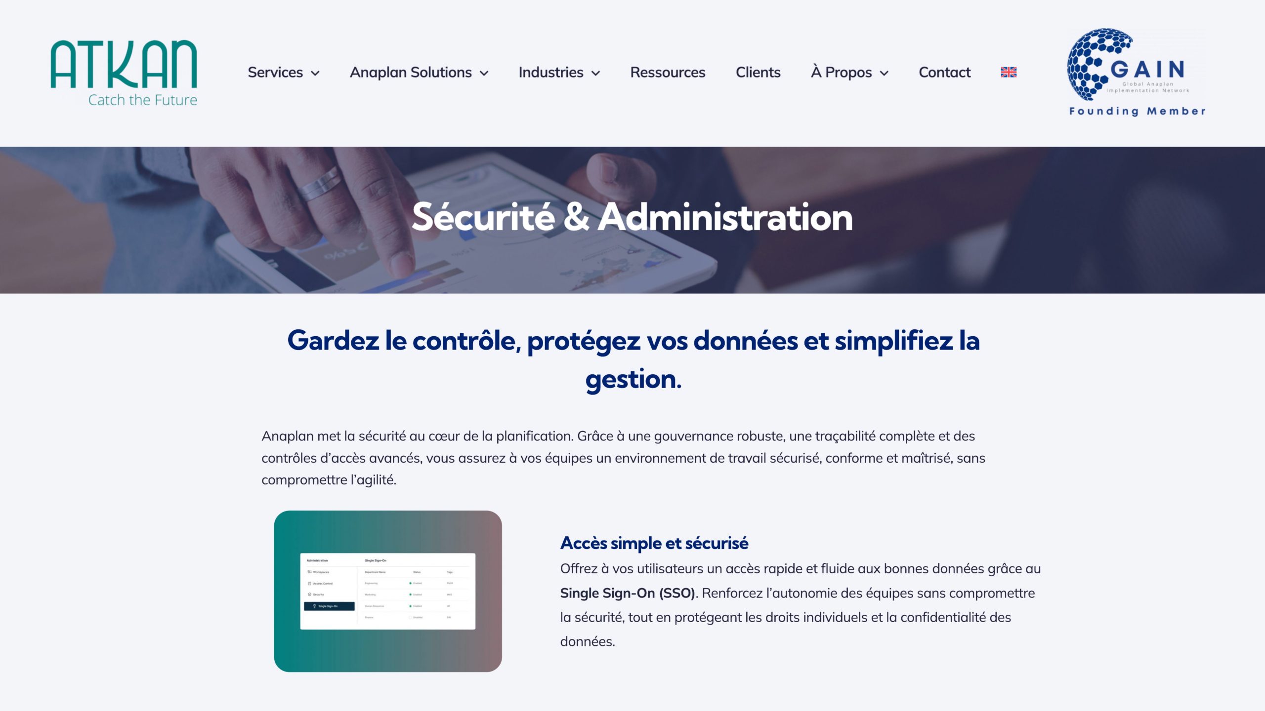 Security and administration - Atkan